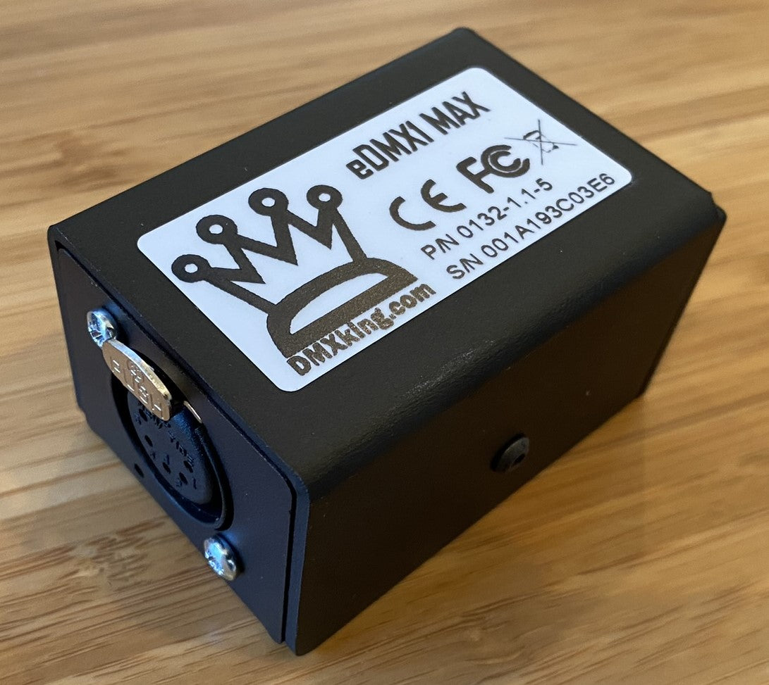 DMXking eDMX1 MAX finally in stock! — DMX Pro Sales
