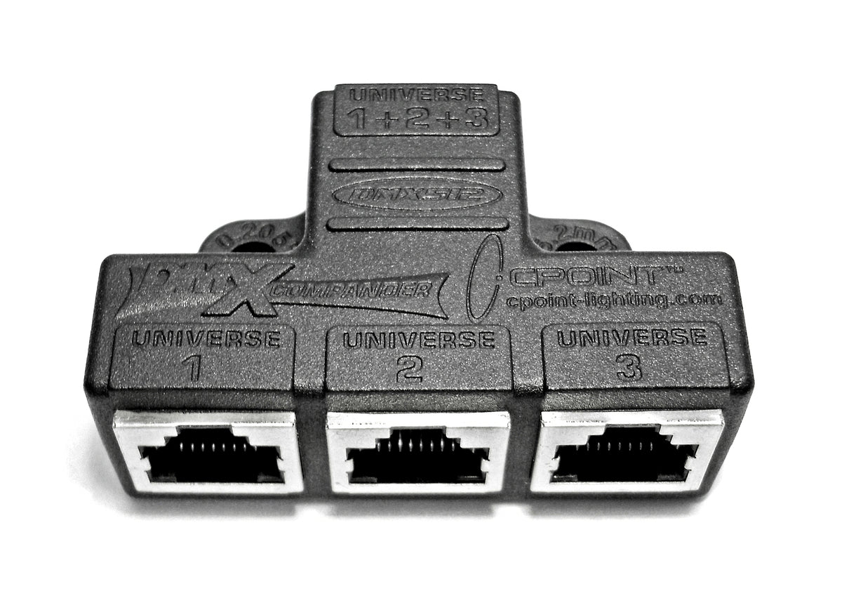 CPoint - DMX One RJ45 to Three RJ45 Adapter — DMX Pro Sales
